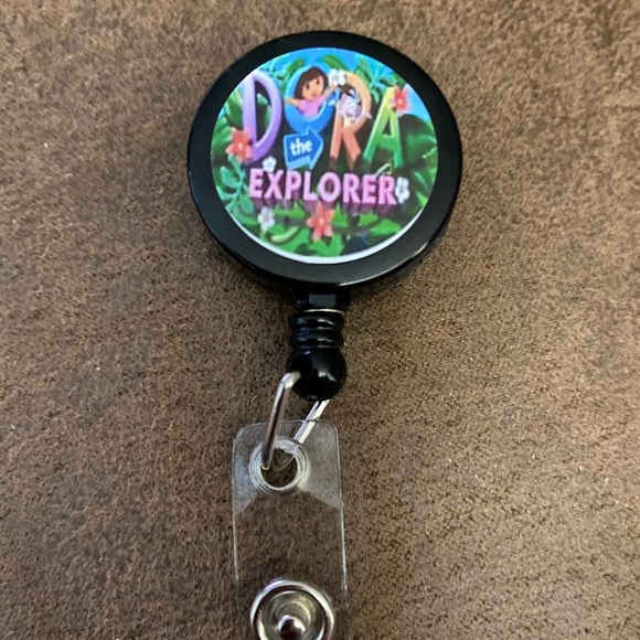Accessories | Dora The Explorer Badge Reel | Poshmark